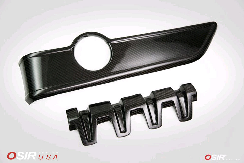 Osir Design - Engine Cover Kit Badge-less TTS - Carbon Fiber - TTS Mk2 ...