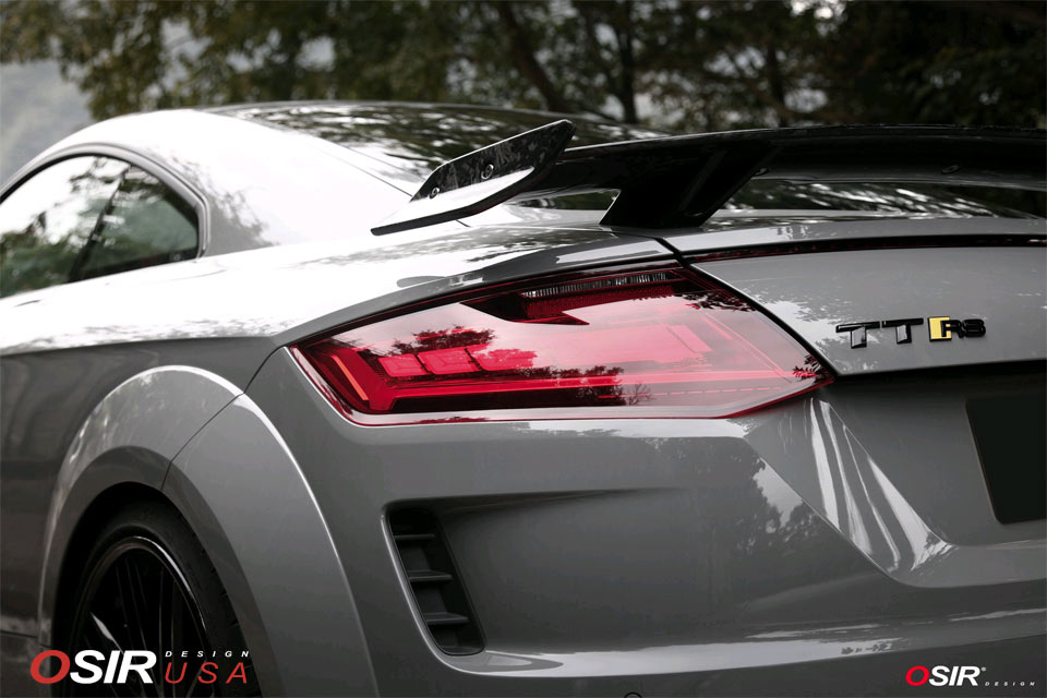 Osir Design - Telson Wing Tips TTMK3-RSF - Carbon Fiber - Audi TT RS M ...